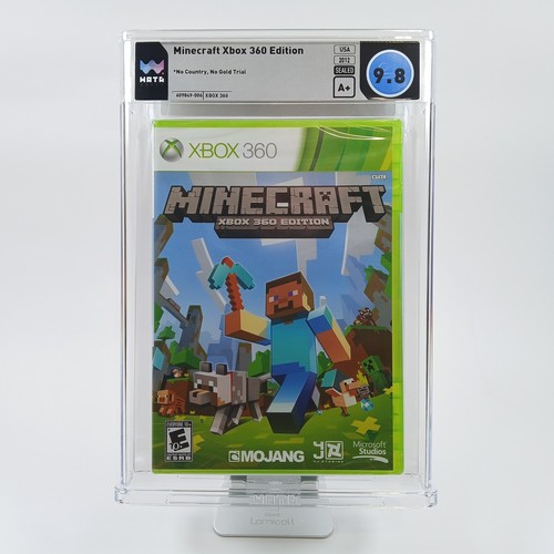 Minecraft Xbox 360 FACTORY SEALED - Wata Graded 9.8 A+ 885370606515| eBay
