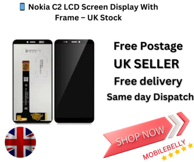 LCD Display Touch Screen Digitizer for Nokia C2 / C2 2020 (TA-1233 TA ...