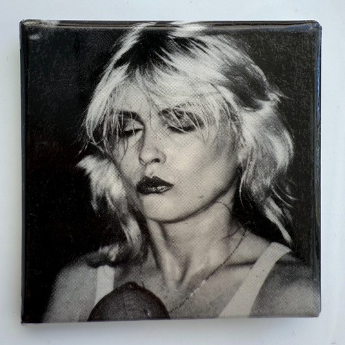 Vintage late 70s Debbie Harry Blondie pinback button pin badge Deborah ...