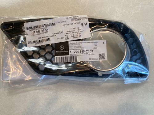 Mercedes Benz W204 Left Ventilation Grille/Foglight Trim 2048850253 ...
