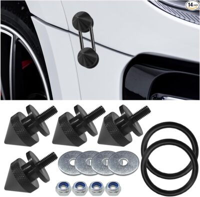 14 Pieces Bumper Quick Release Kit, Front Rear Bumper Fenders Holder ...