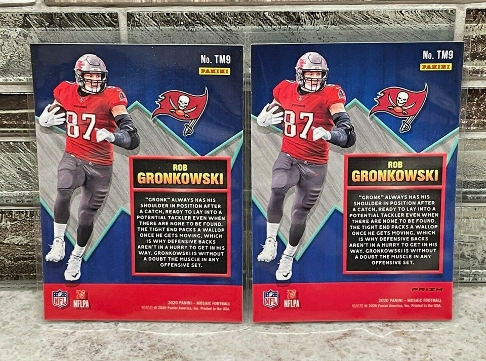 2 ~ 2020 Mosaic Touchdown Masters Base & Green Prizm #TM9 ROB ...