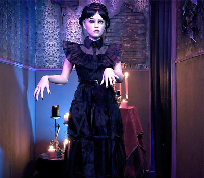 WEDNESDAY 5FT RAVEN DANCE ANIMATRONIC ANIMATED DANCE DOLL PROP VIRAL ...