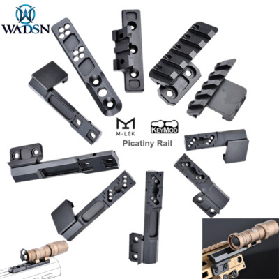 Tactical Flashlight Keymod Mlok Offset Mount Adapter M600 M300 Light ...