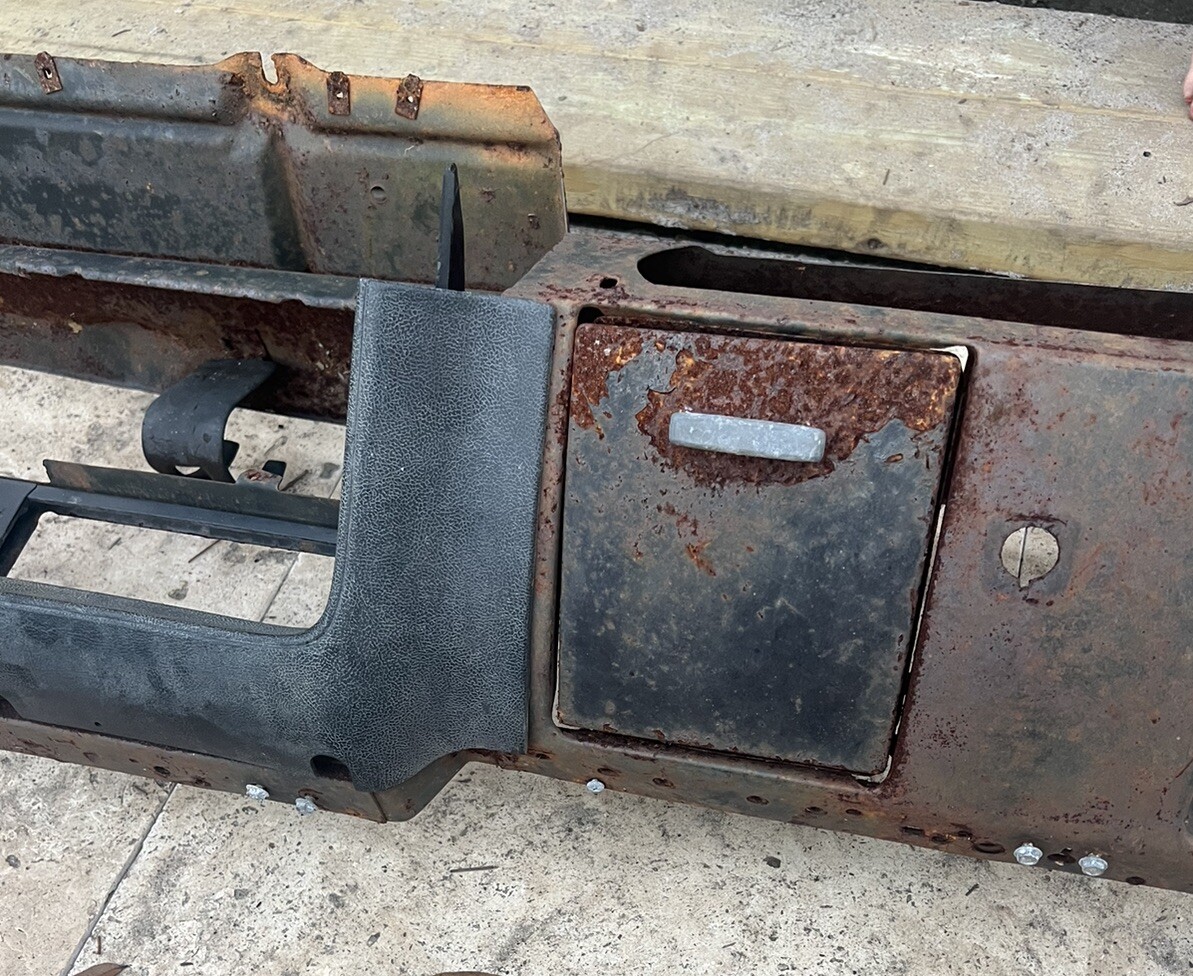 1970-1974 Mopar E Body Dash Frame Interior Metal Housing 440 426 Cuda ...