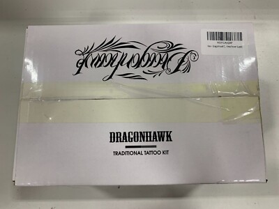 DragonHawk Traditional Tattoo Kit Ink, Power Supply | eBay