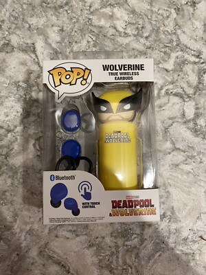 Funko Pop Earbud Marvel Wolverine Ear Buds Wireless Ear Buds With Case ...