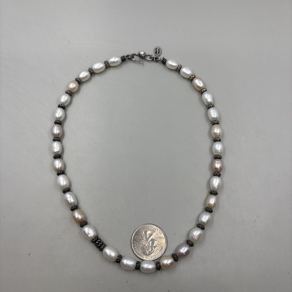 Susan Ruppel Pearl Necklace 17” 8mm 45.9g | eBay