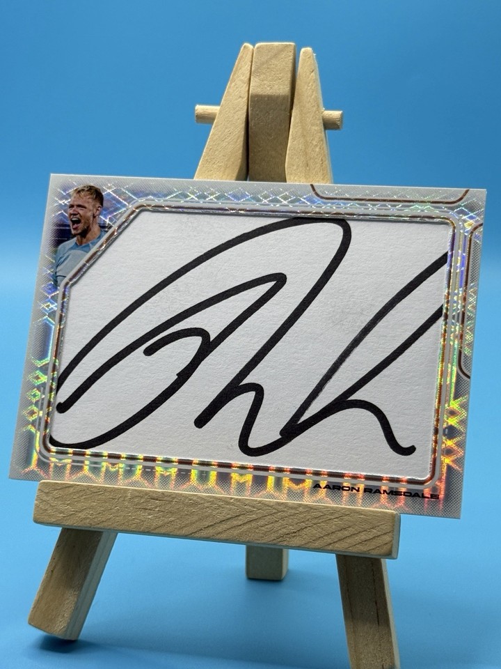Aaron Ramsdale | 2025 Futera Fans Selection Autograph 1/1 Arsenal ...