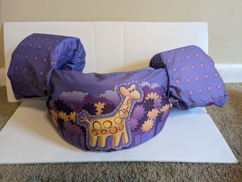 stearns puddle jumper Deluxe Life Jacket Giraffe 30-50lbs Purple | eBay