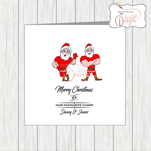 LGBT Gay Pride Christmas Card Boyfriend Husband Son Brother Friend ...