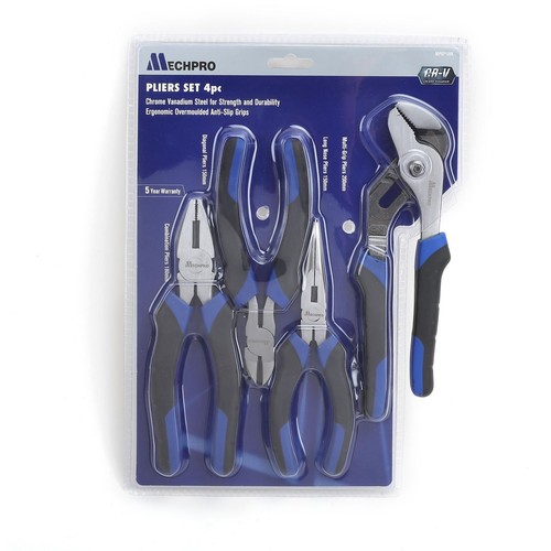 Mechpro Blue Pliers Set 4pc | eBay