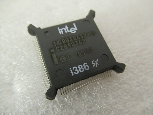 NG80386SX-16 ORIGINAL INTEL I386-SX 32-bit 16Mhz Microprocessor PQFP100 ...