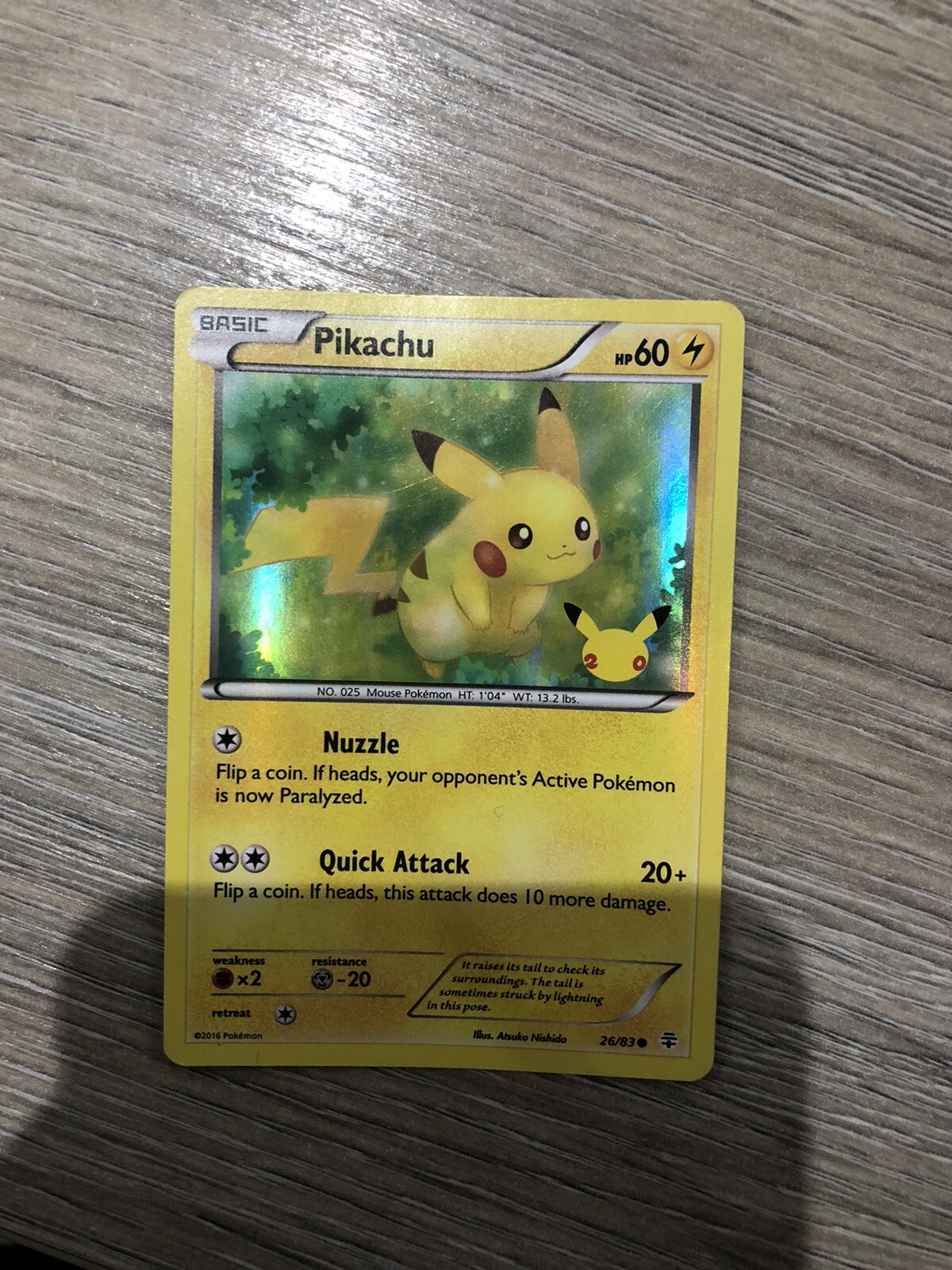 Pokemon Basic Pikachu Card | eBay UK
