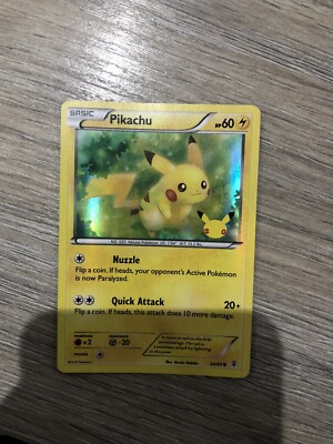 Pokemon Basic Pikachu Card | eBay UK