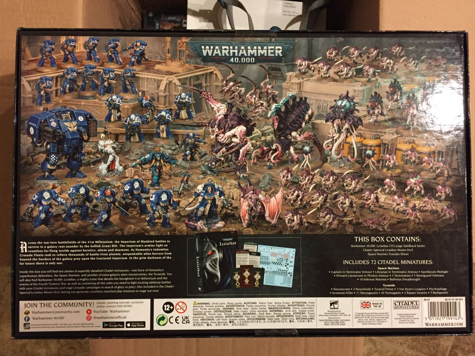 Leviathan Box Memorabilia Warhammer 40k 10th Edition *** Empty *** | eBay