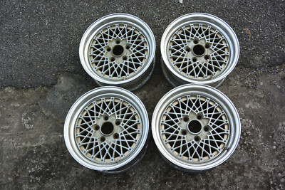 JDM Asuka Corp F1 Techno 15" mesh rims wheels 114.3X5 for Z31 S30 180sx ...
