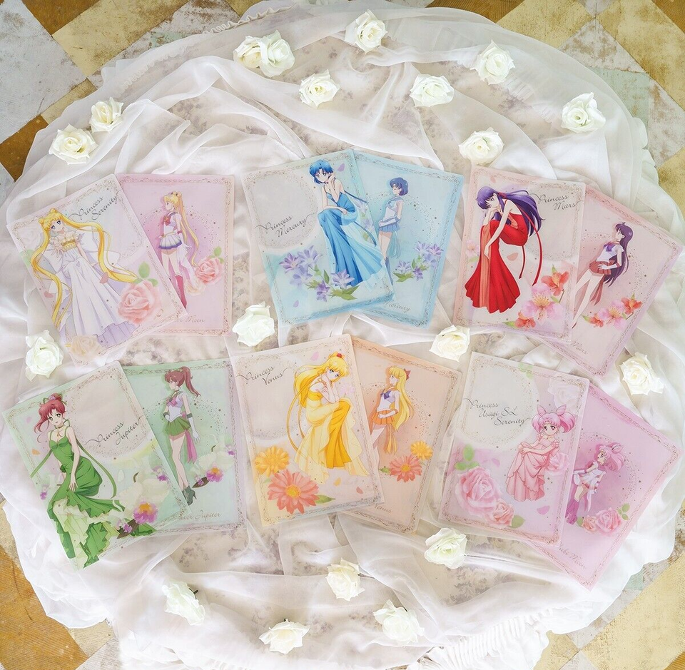 Sailor Moon Princess Collection Kuji Clear File Folder Set of 10 from ...
