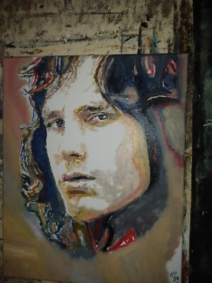 JIM MORRISON oil painting original | eBay
