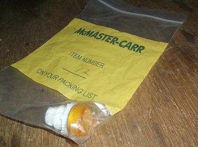 NEW McMaster Carr Yellow Indicator Light *FREE SHIPPING* | eBay