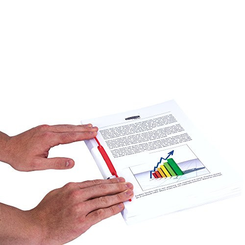 Fellowes - Clip per archivio, 10 cm, 100 pezzi Colore: rosso - NUOVO | eBay