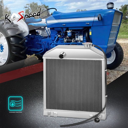 3-Row Aluminum Radiator for Ford Tractors 2000 2600 3000 3400 3500 4000 ...