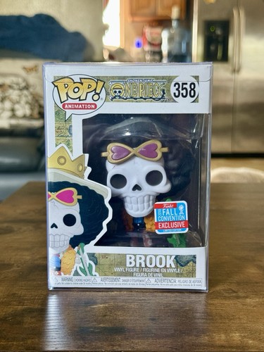 Funko Pop ONE PIECE Brook ( With Guitar) 2018 Fall Convention Exclusive ...