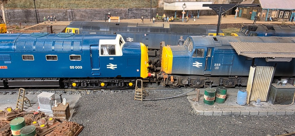 Bachmann Deltic 55003-Meld-32-532A-BR Blue Full Yellow Ends, White Cab ...