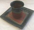 Holman Pottery Studio Unique Candle Holder TX. Artist Tony Holman “See ...