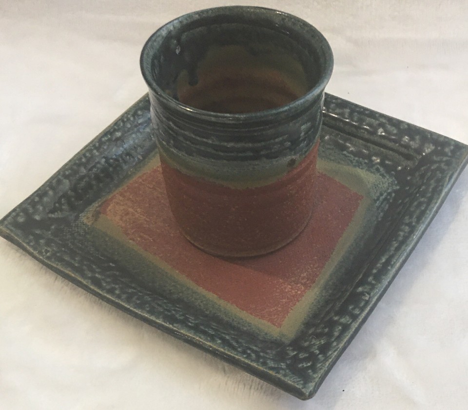 Holman Pottery Studio Unique Candle Holder TX. Artist Tony Holman “See ...