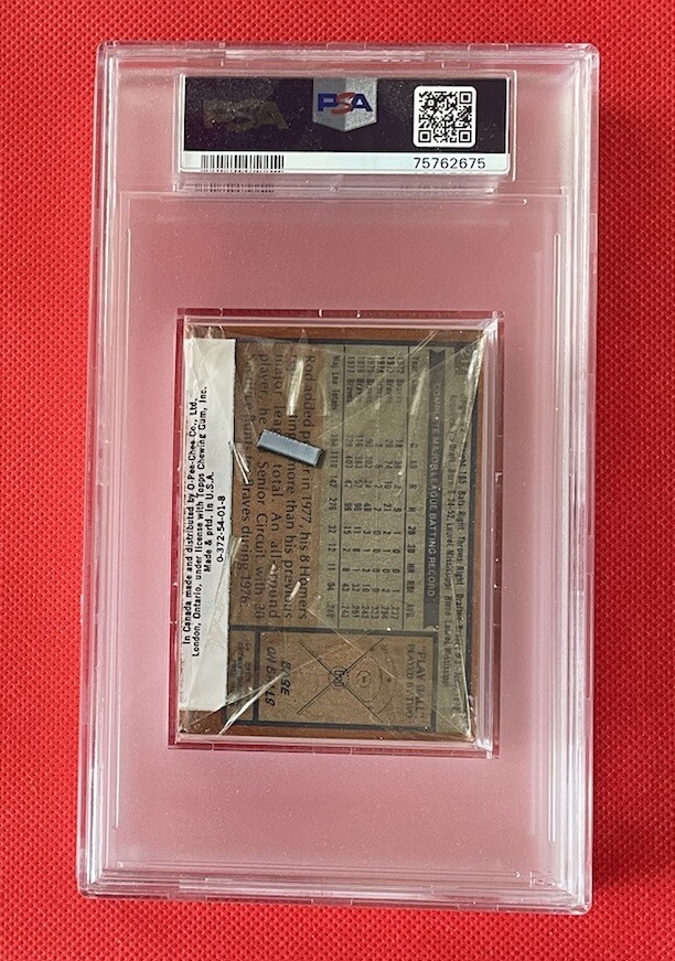 1978 TOPPS Baseball Unopened Cello Pack PSA 9 Rookie Catchers On Top ...