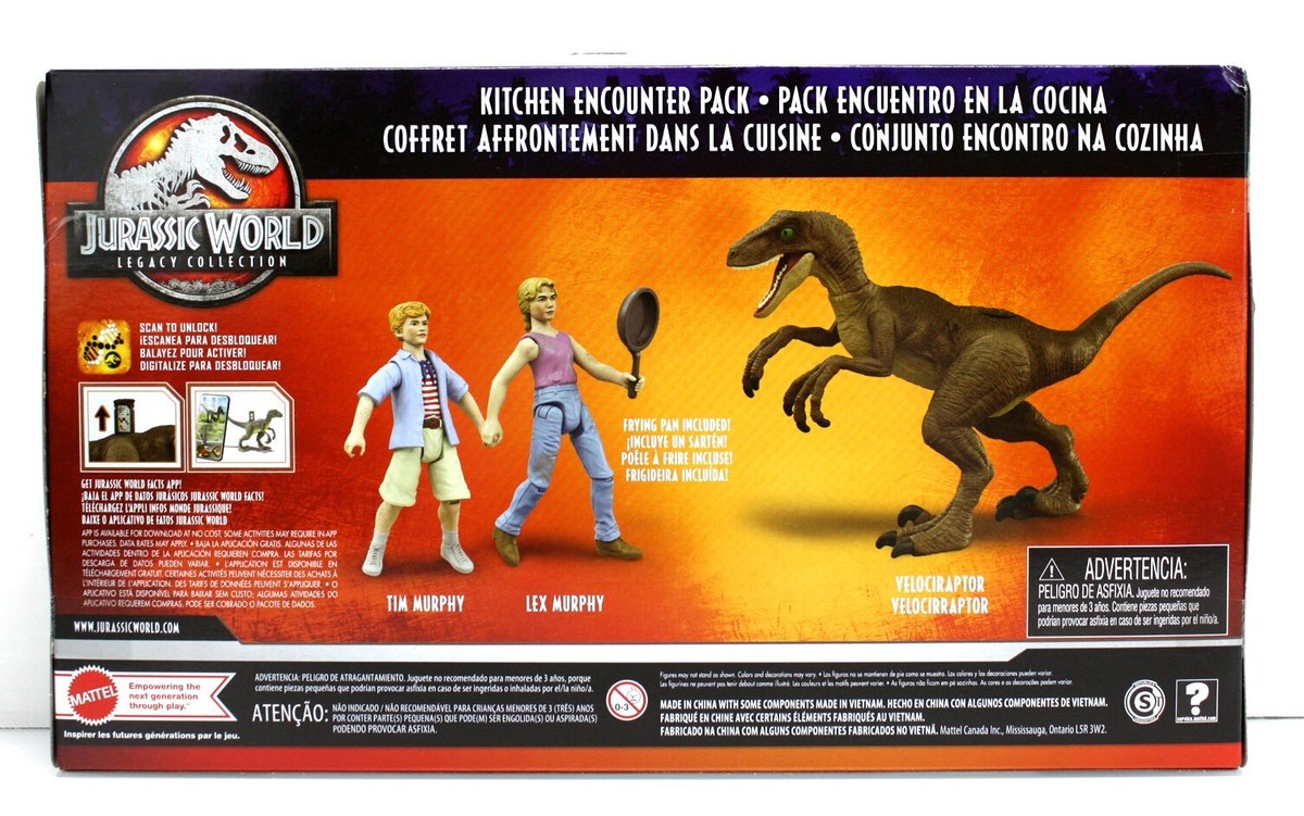 Cozinha Do Velociraptor Parque Jurassico JURASSIC WORLD Legacy