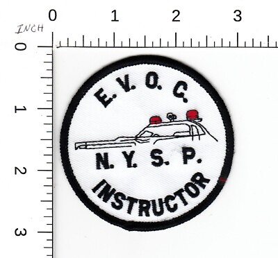 NEW YORK STATE POLICE EVOC INSTRUCTOR EMERGENCY VEHICLE OPERATOR COURSE ...