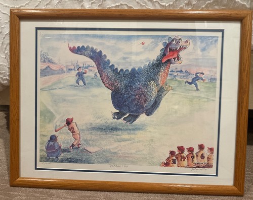 Ron Rodecker Signed Limited Dragon #97/1000 Print “ Dragon Fly ...