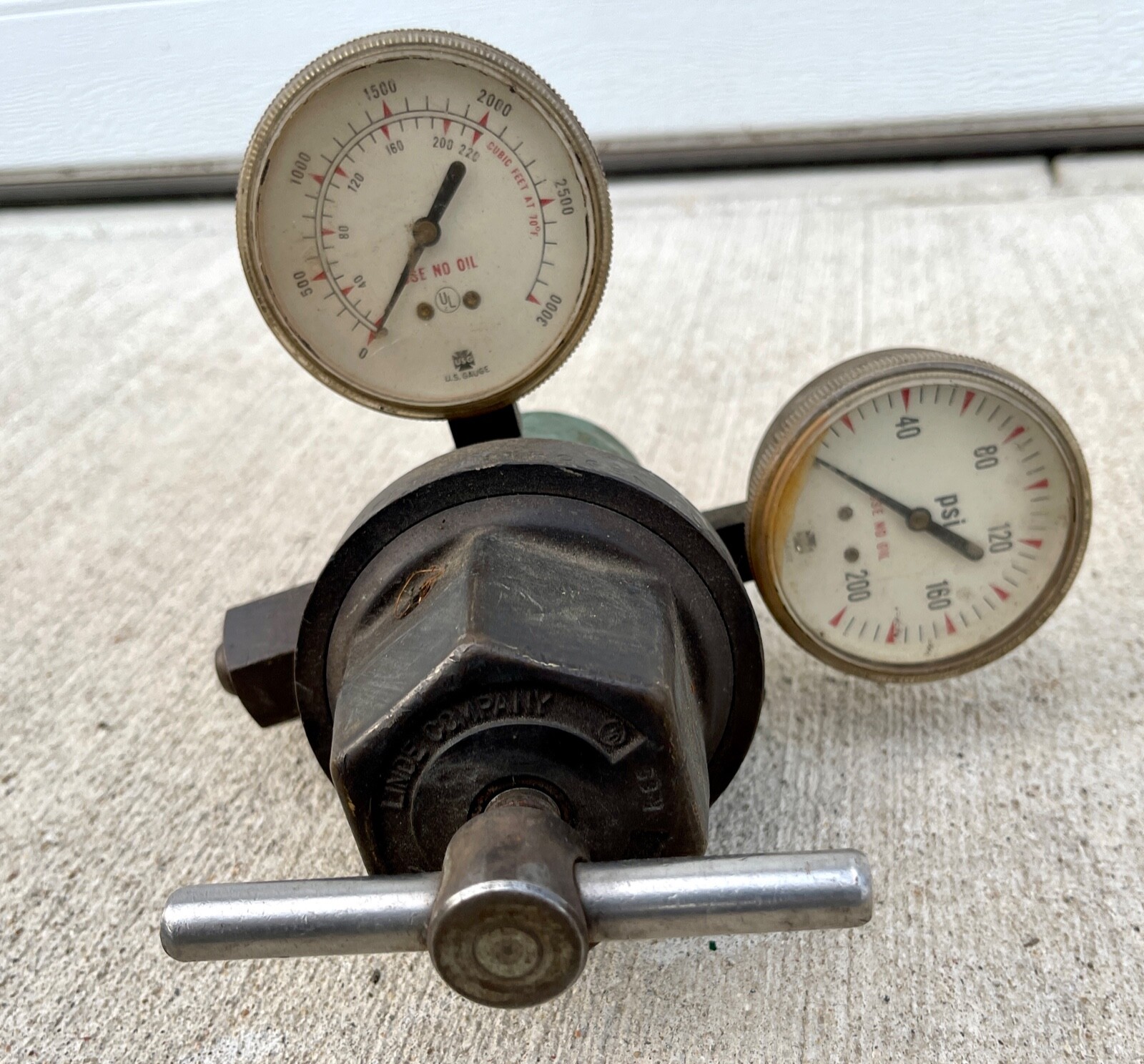 Vintage LINDE Company Regulator Vintage Torch Regulator Oxygen ...