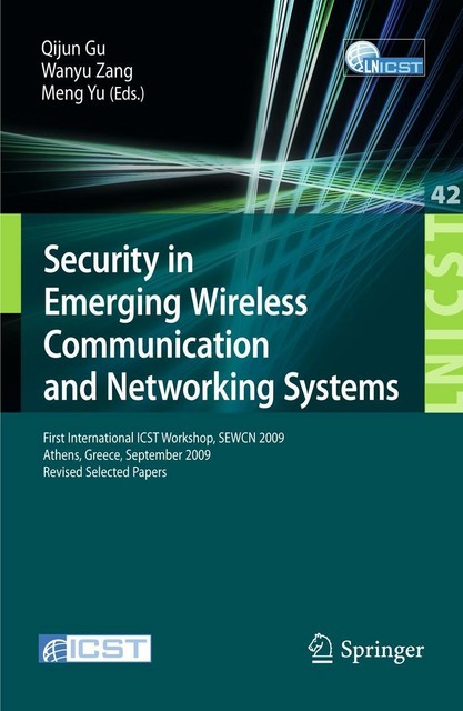 Security in Emerging Wireless Communication And Networking Systems von ...