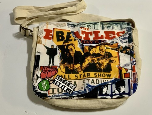 Like-New Beatles Canvas Shoulder Messenger Bag 2012 Apple Corps Inc ...