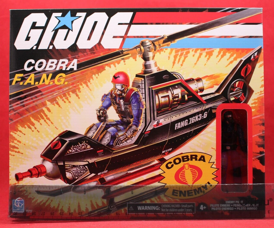Hasbro GI Joe Retro Collection Cobra F.A.N.G. Enemy Pilot Action Figure ...