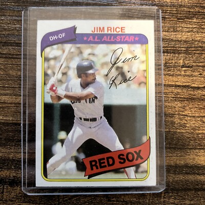 1980 Topps Jim Rice Boston Red Sox #200 Baseball Card | eBay