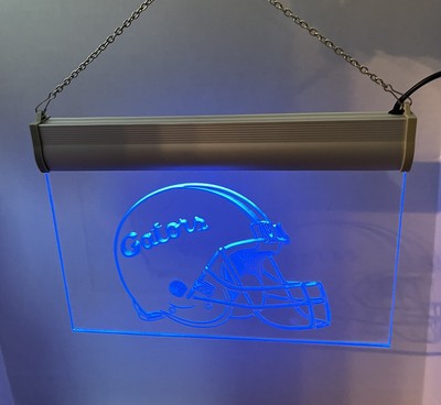 FLORIDA GATORS ACRYLIC LED SIGN LIGHT LAMP UNIVERSITY MAN CAVE GAME ...