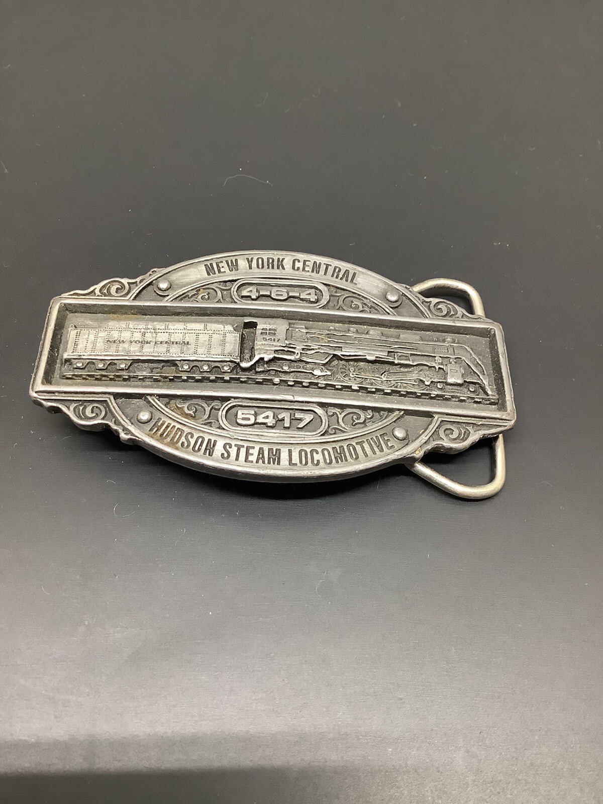 1985 New York Central Hudson Steam Locomotive belt bu… - Gem