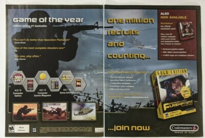 Operation Flashpoint Gold Edition Print Ad Game Poster Art PROMO ...