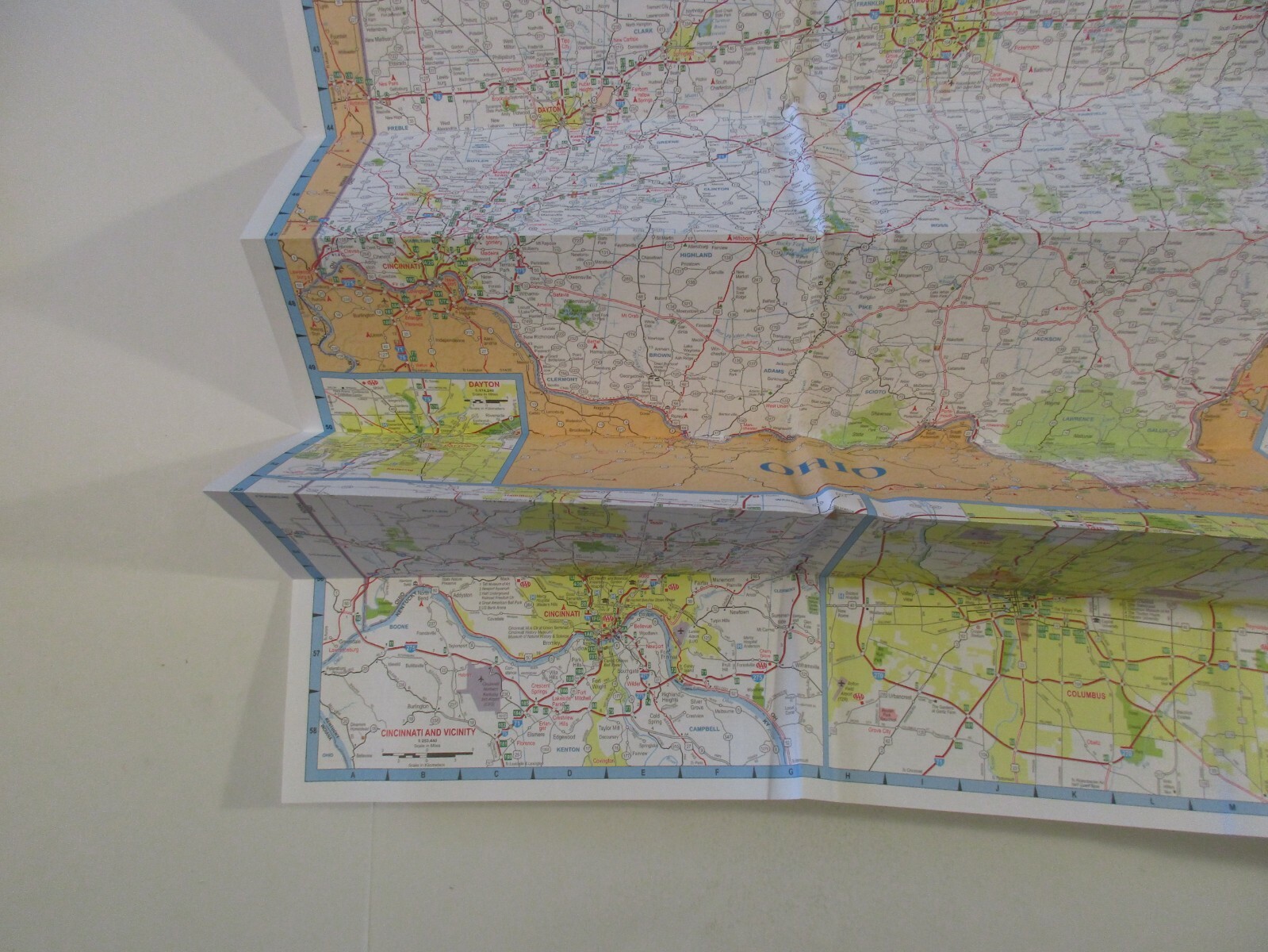 2013 AAA Ohio West Virginia State Series Travel Road Map~Box X | eBay