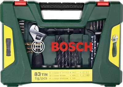 BOSCH TOOL ACCESSARY SET (DRILL BIT SET) 83 PCS V83 | eBay