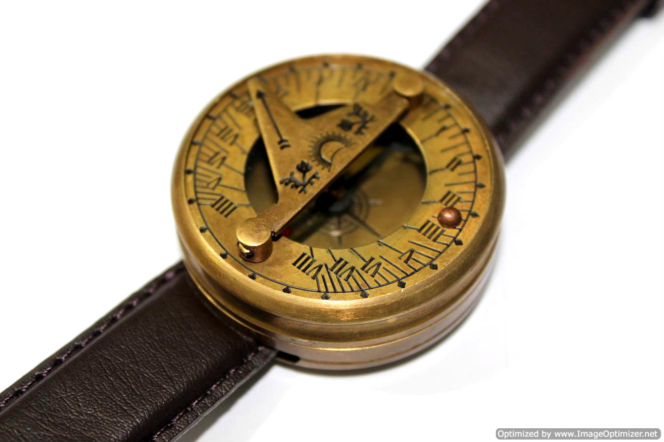 Marine Nautical Brass Sundial compass Wrist Watch Vintage style Type ...