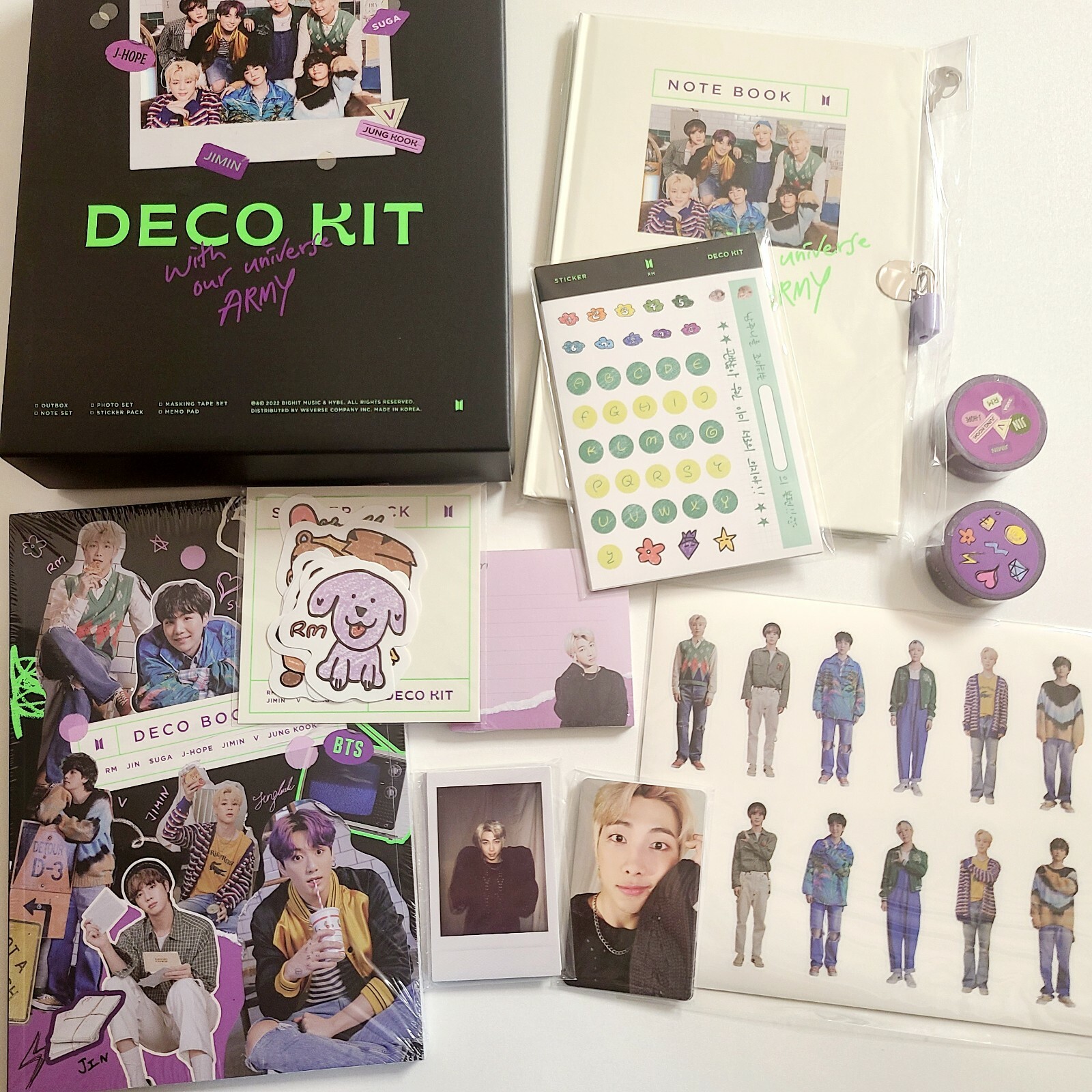bts deco kit journal + deco book set - munimoro.gob.pe