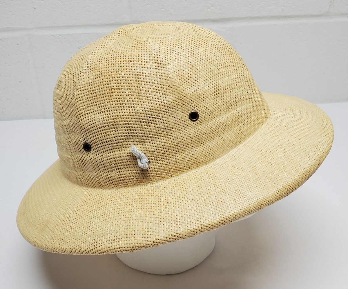 Straw Pith Helmet