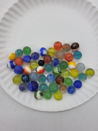 Vintage Multicolor Antique Swirl Cat's Eye Mixed Set Of Assorted ...