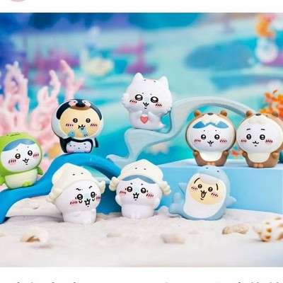 Chiikawa Usagi Hachiware Aquarium Series Hand Puppets Anime Statue ...