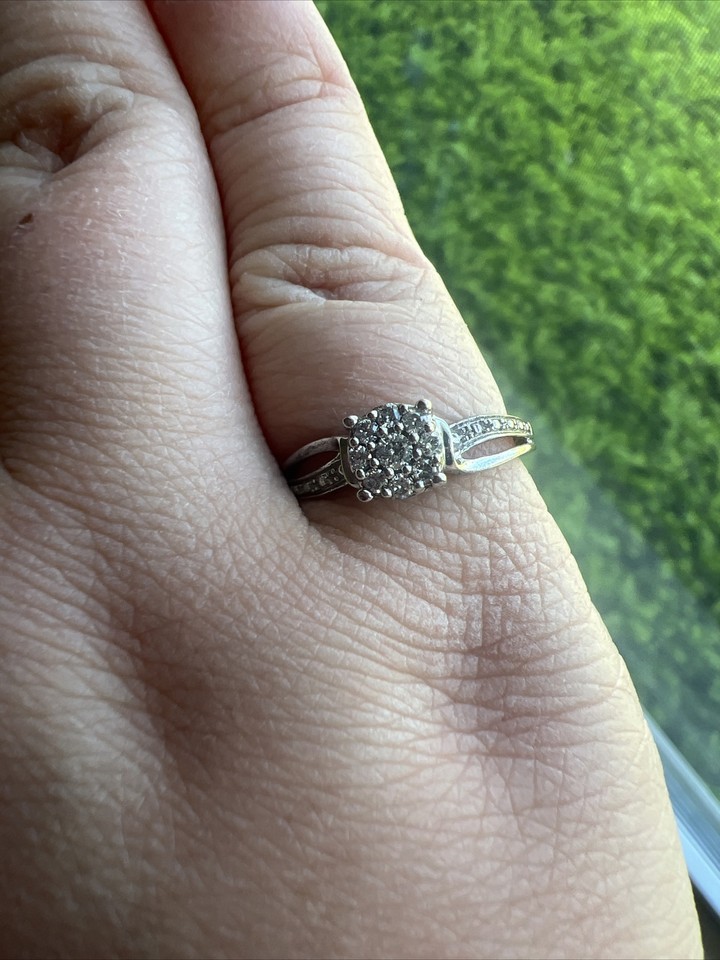 Engagement Ring- Promise Ring- Size 7- w Ring Box | eBay